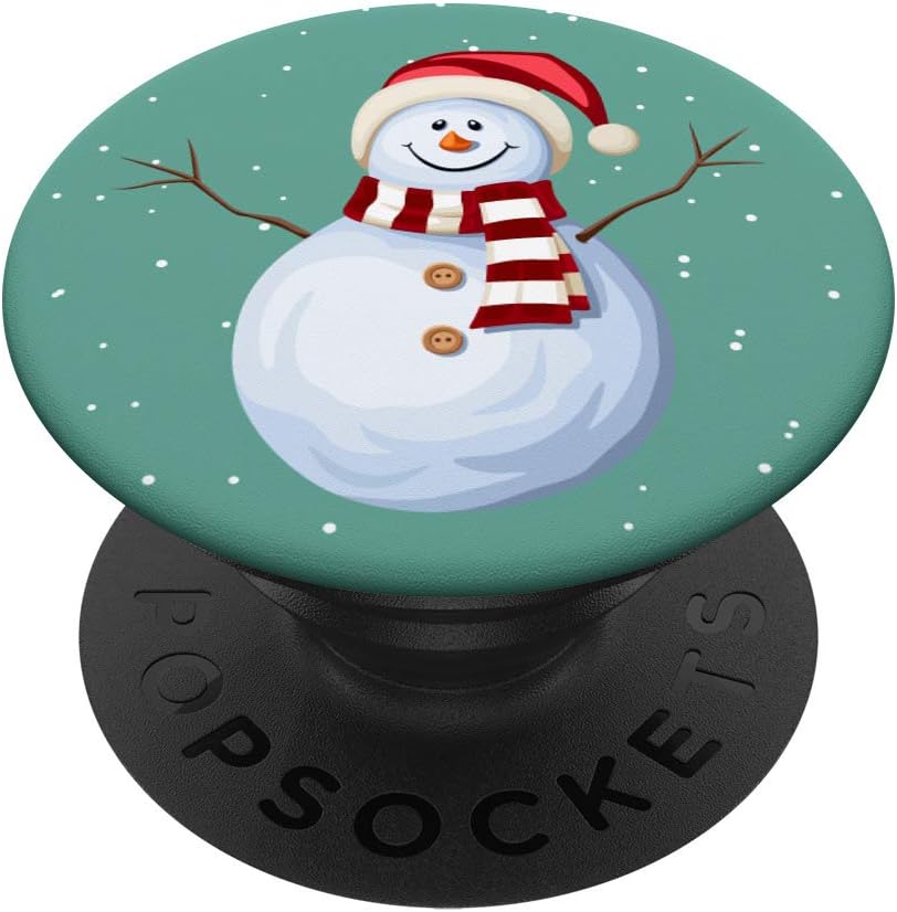 Amazon.com: Cute Snowman In Snowy Mint Green Background : Cell Phones ...