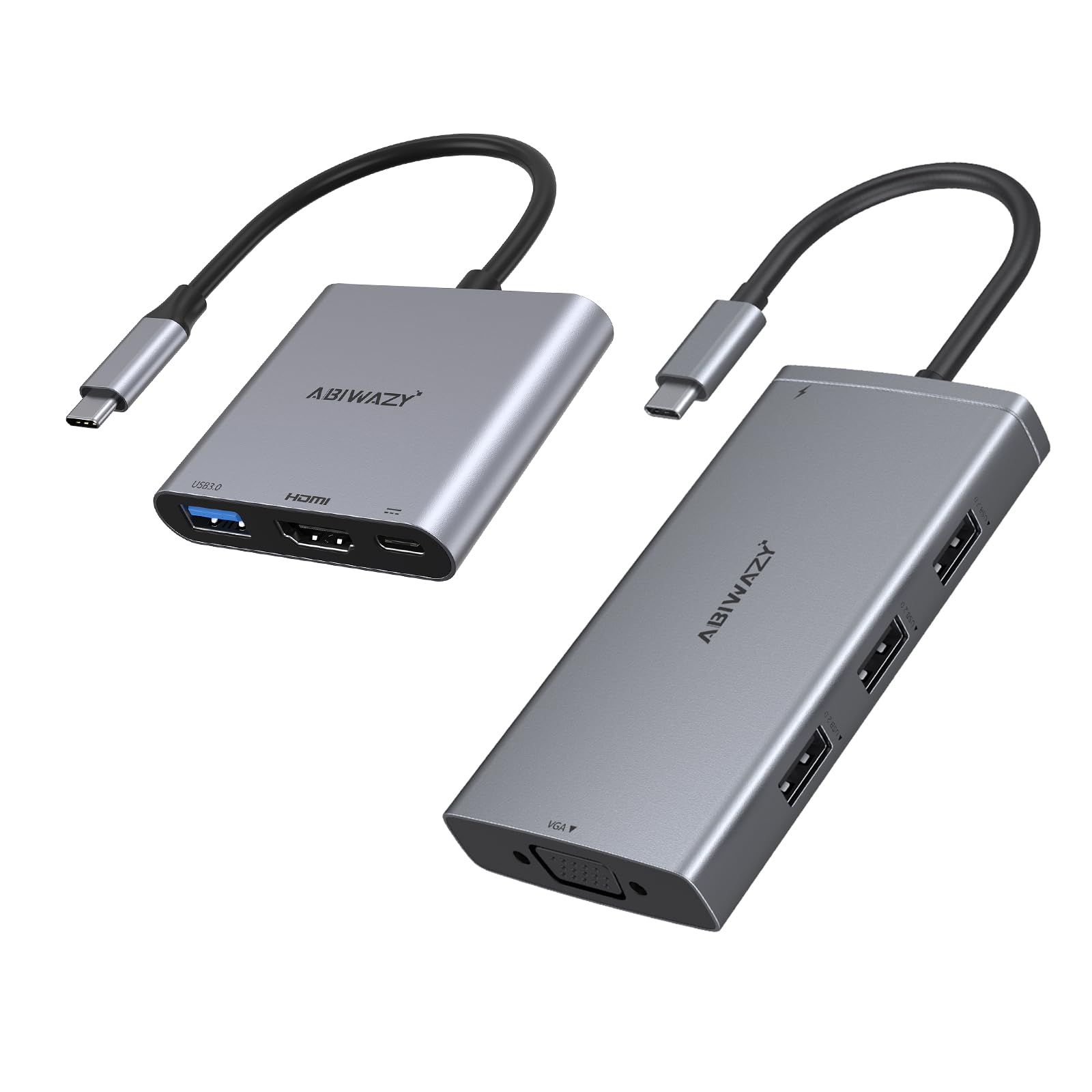 Amazon.com: 3 in 1 USB C to HDMI Multiport Adapter with 4K HDMI Output ...