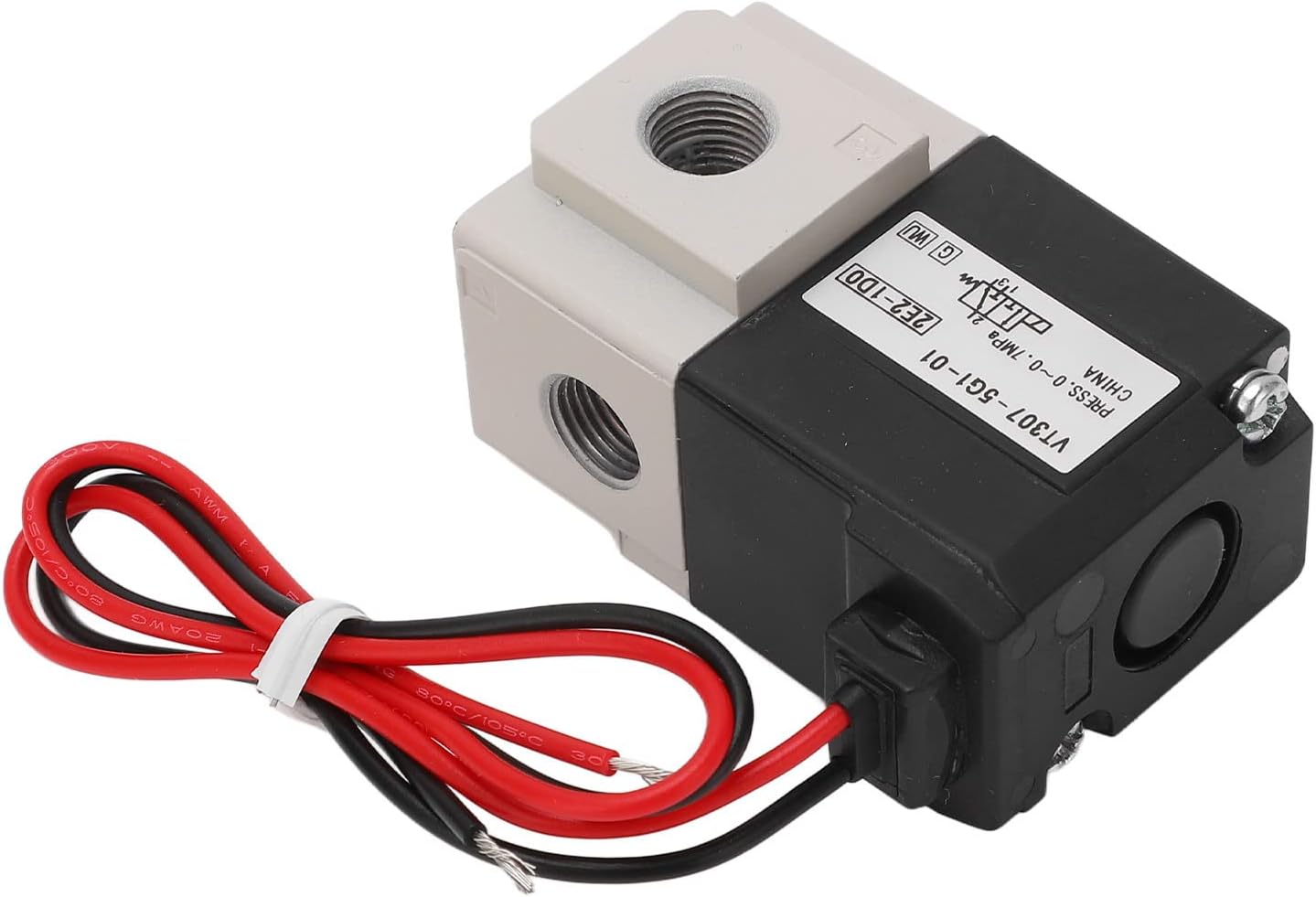 Amazon.co.jp: 空気圧電磁弁、良好なシール SMC タイプ ダイカスト アルミニウム G1/8 電磁弁 2 位置 3 ウェイ トランスミッション : 産業・研究開発用品