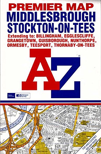 A-Z Premier Street Map of Middlesbrough (Premier Map): Geographers' A-Z ...