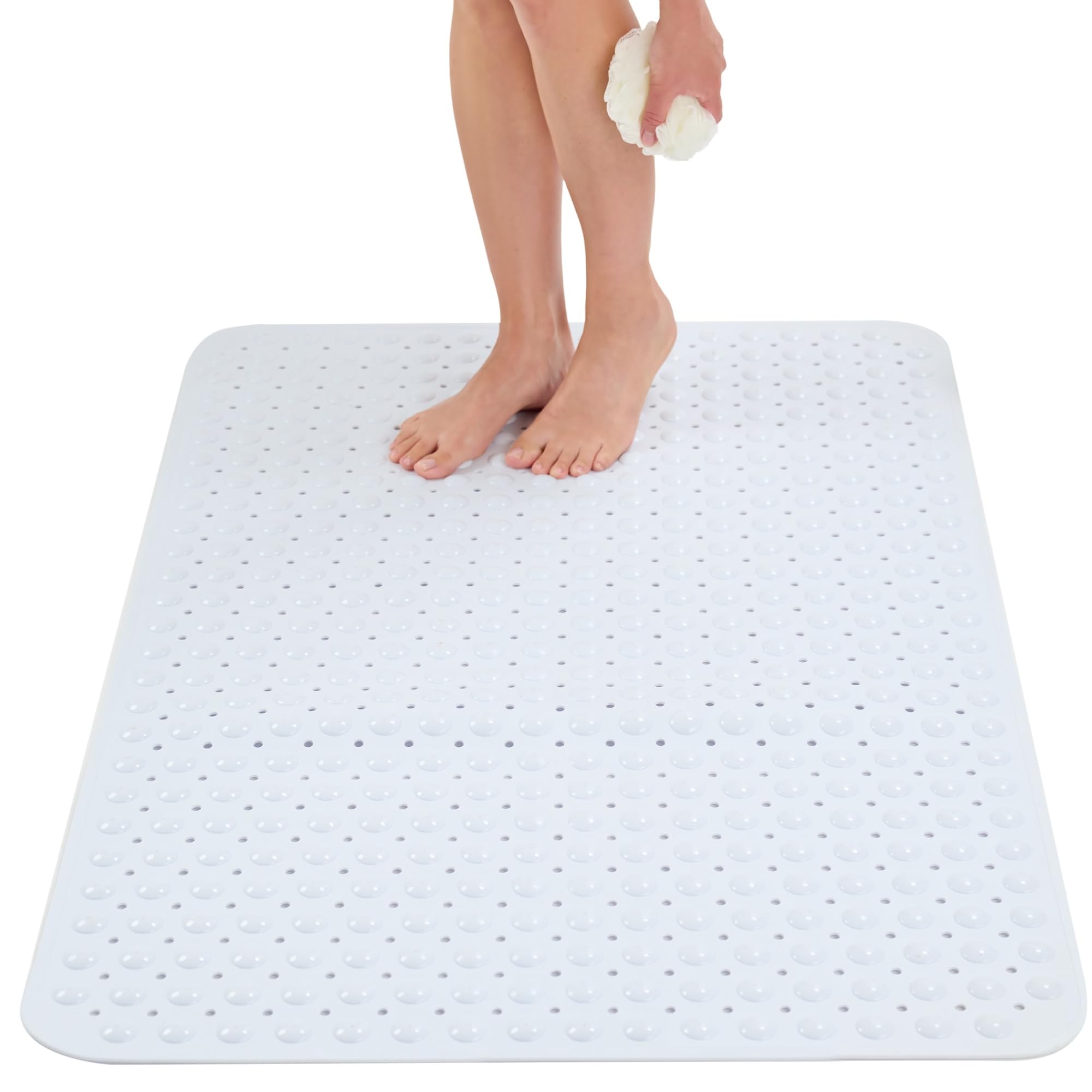 Amazon.com: ENKOSI Extra Large Shower Mat Non Slip - 47 x 32 inch - XL ...