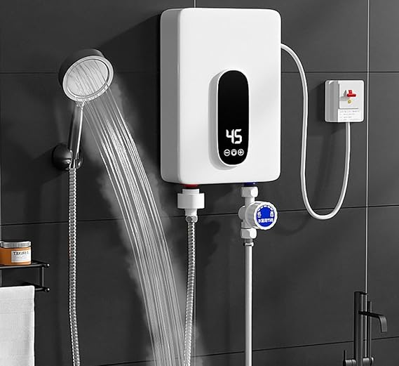 Instant Water Heater Portable Electric Heaters for Bathroom Hot Water ...