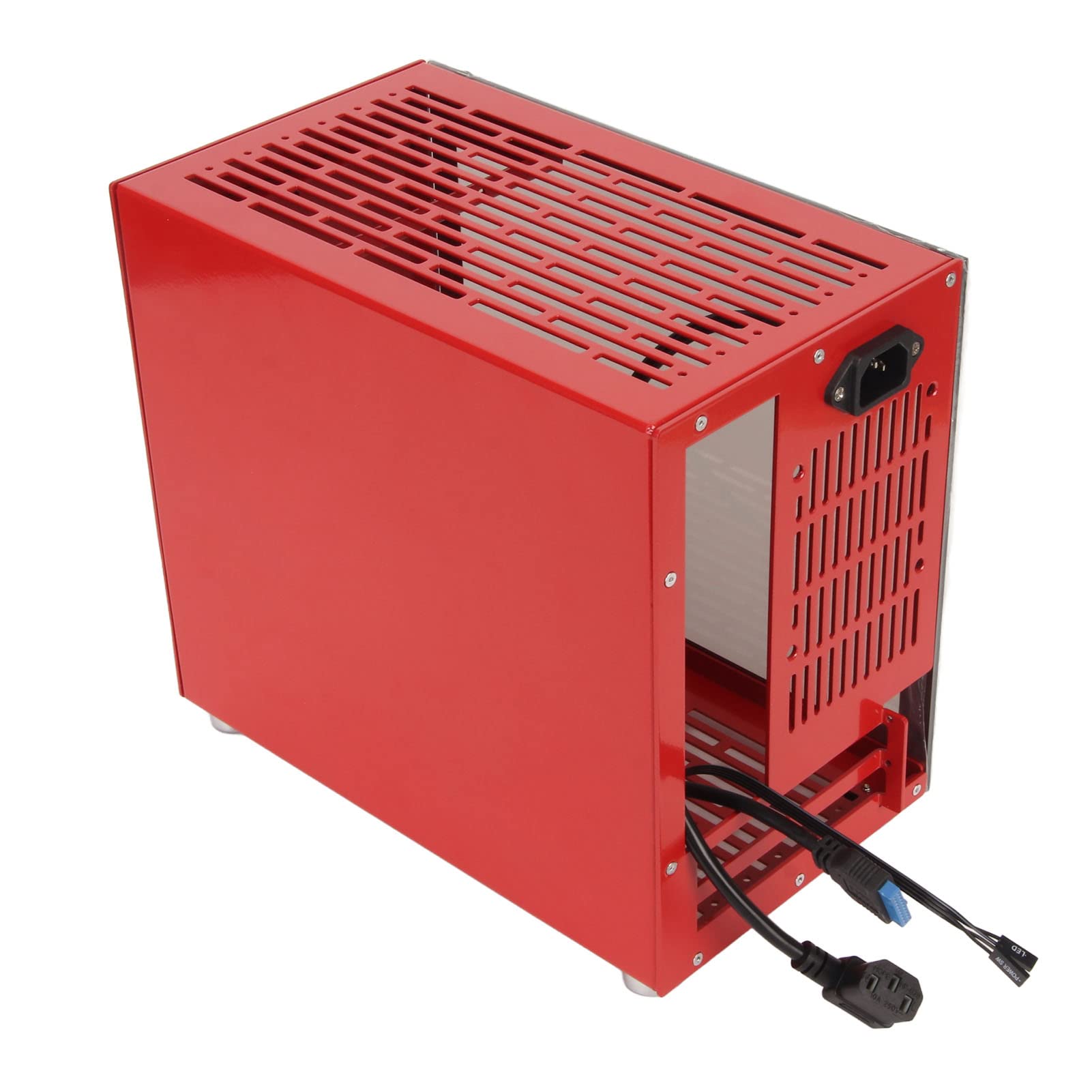 Amazon.com: Mini Portable ITX Case, HTPC Computer Case All Aluminum ...