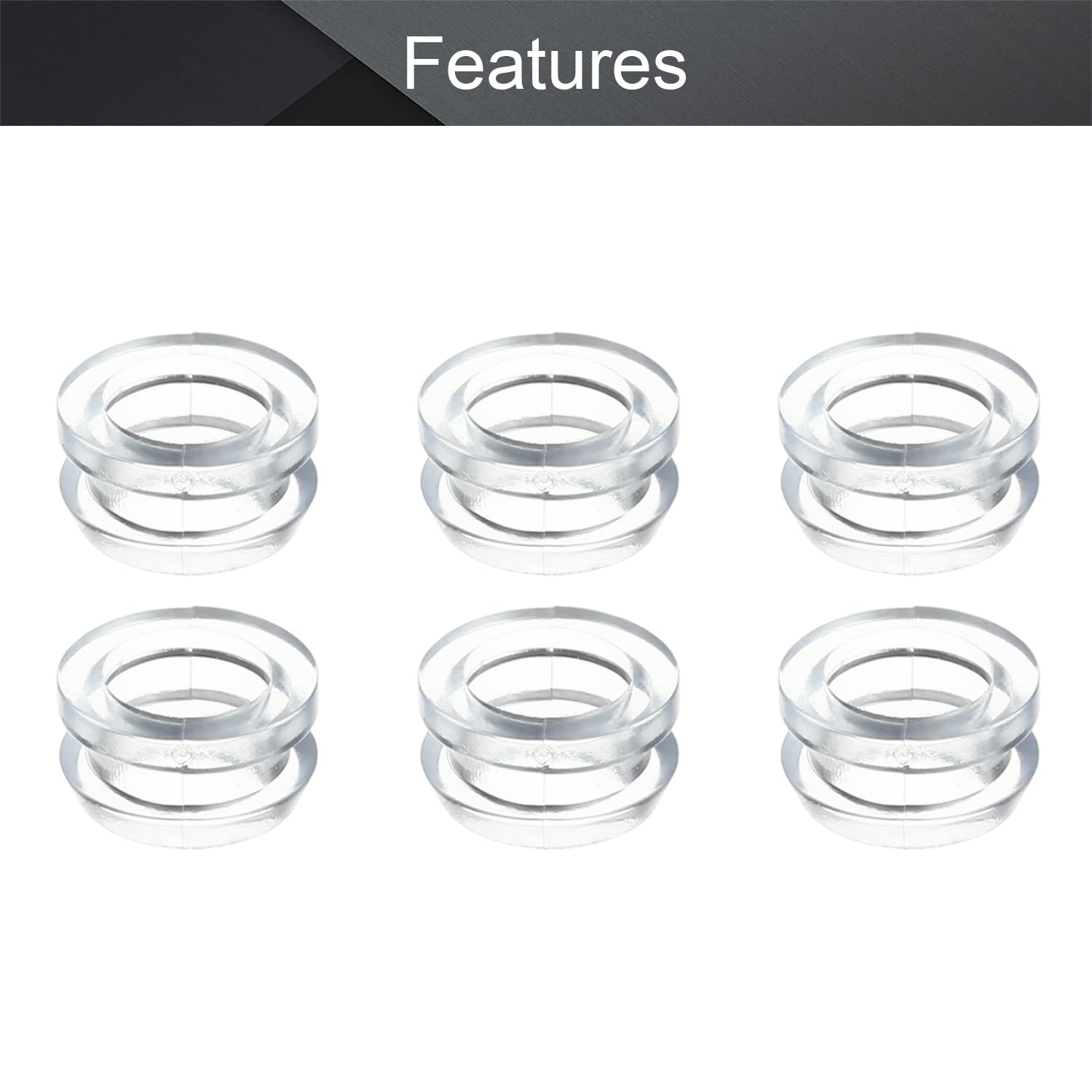 Snapklik.com : Rubber Grommet 200Pcs 8mm Inner Dia Oil Resistant ...