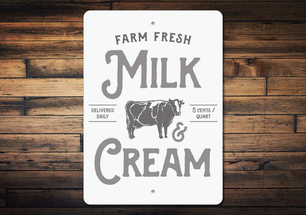 Fresh Milk Sign