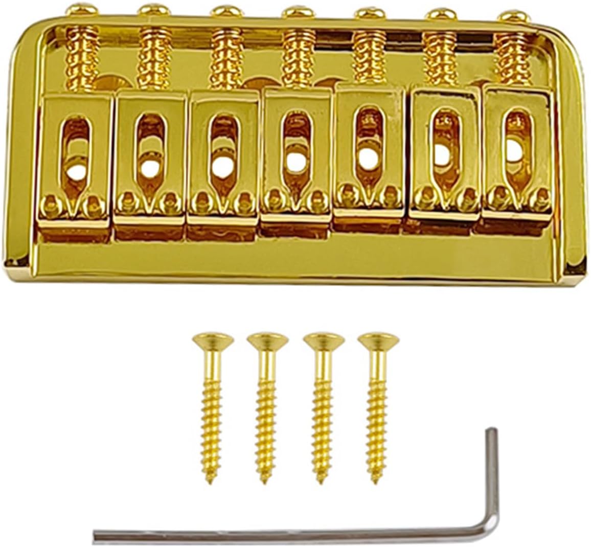 Amazon.com: 7 String Electric Guitar Bridge With Screws & Wrench Fixed ...