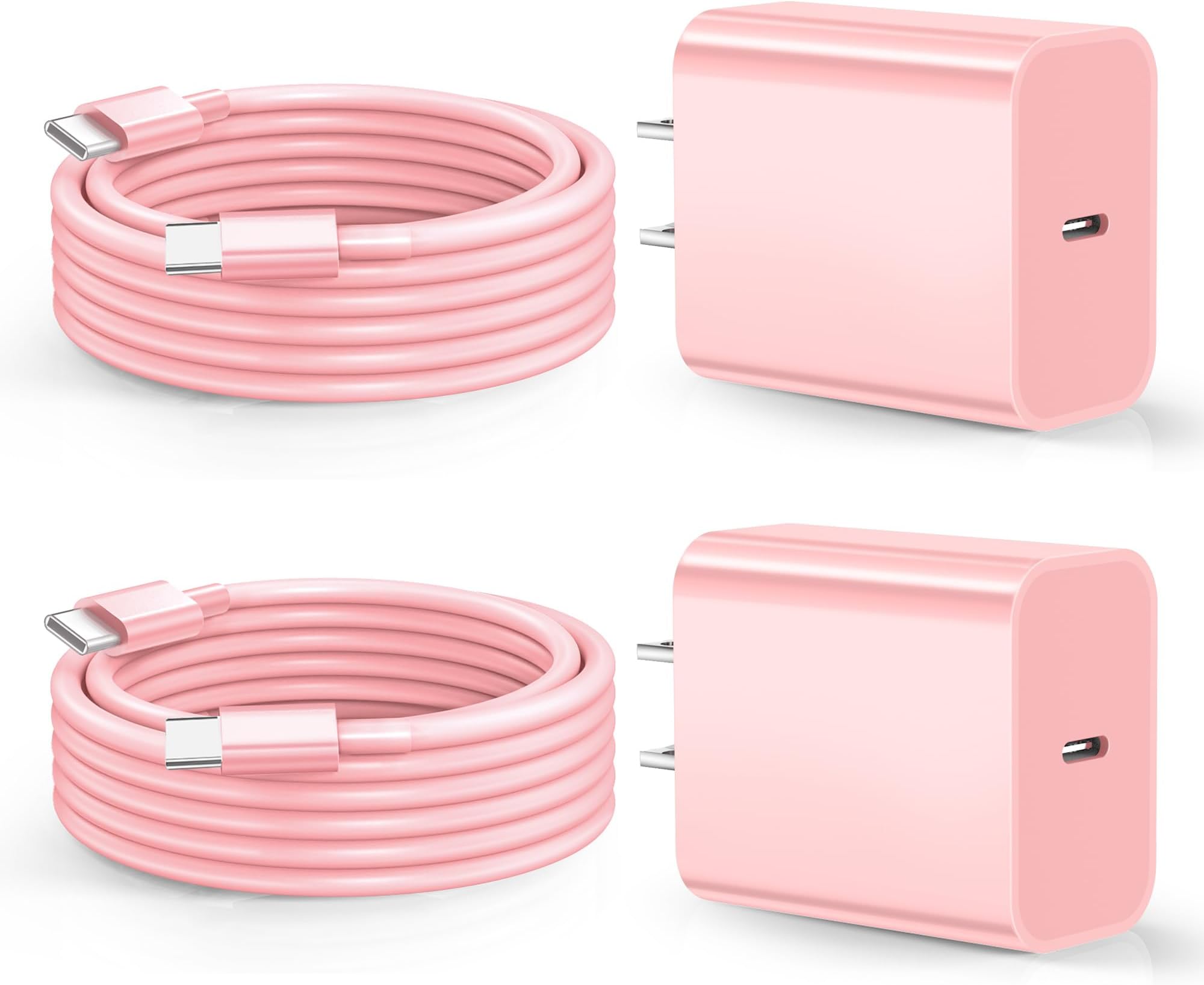 Amazon.com: USB C Charger Type C 20W Fast Speed Wall Adapter, 2 Pack ...