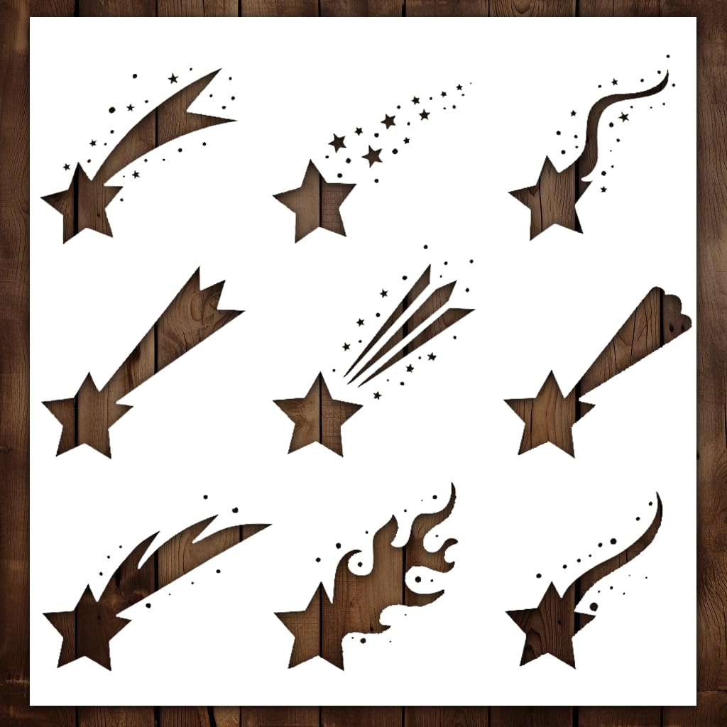 Amazon.com : Star Stencil Large, 10x10 inch - Versatile Star Stencils ...