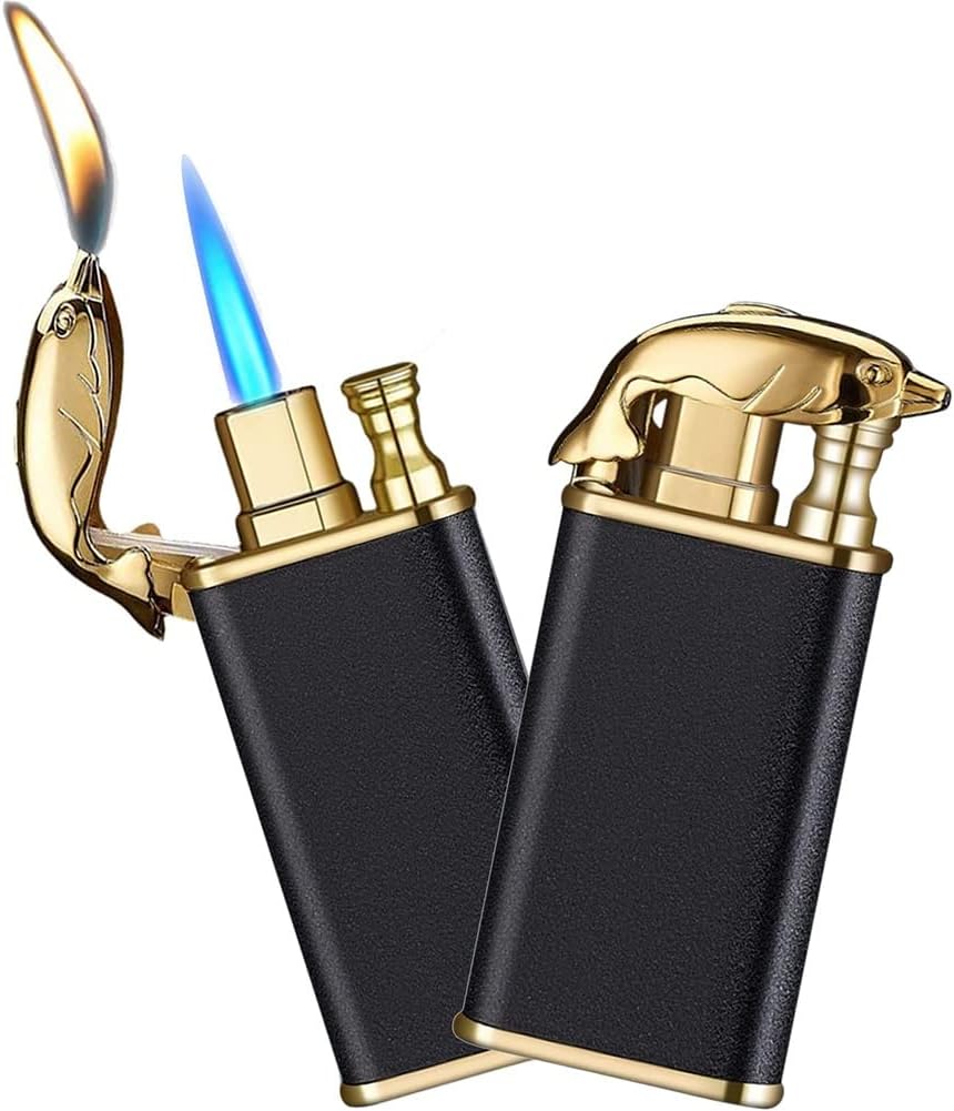 Amazon.com: Magic Dual Flame Dolphin Lighter, Dolphin Dual Fire Lighter ...