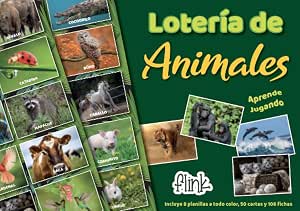 FLINK Juego de Loteria de Animales : Amazon.com.mx: Juguetes y Juegos