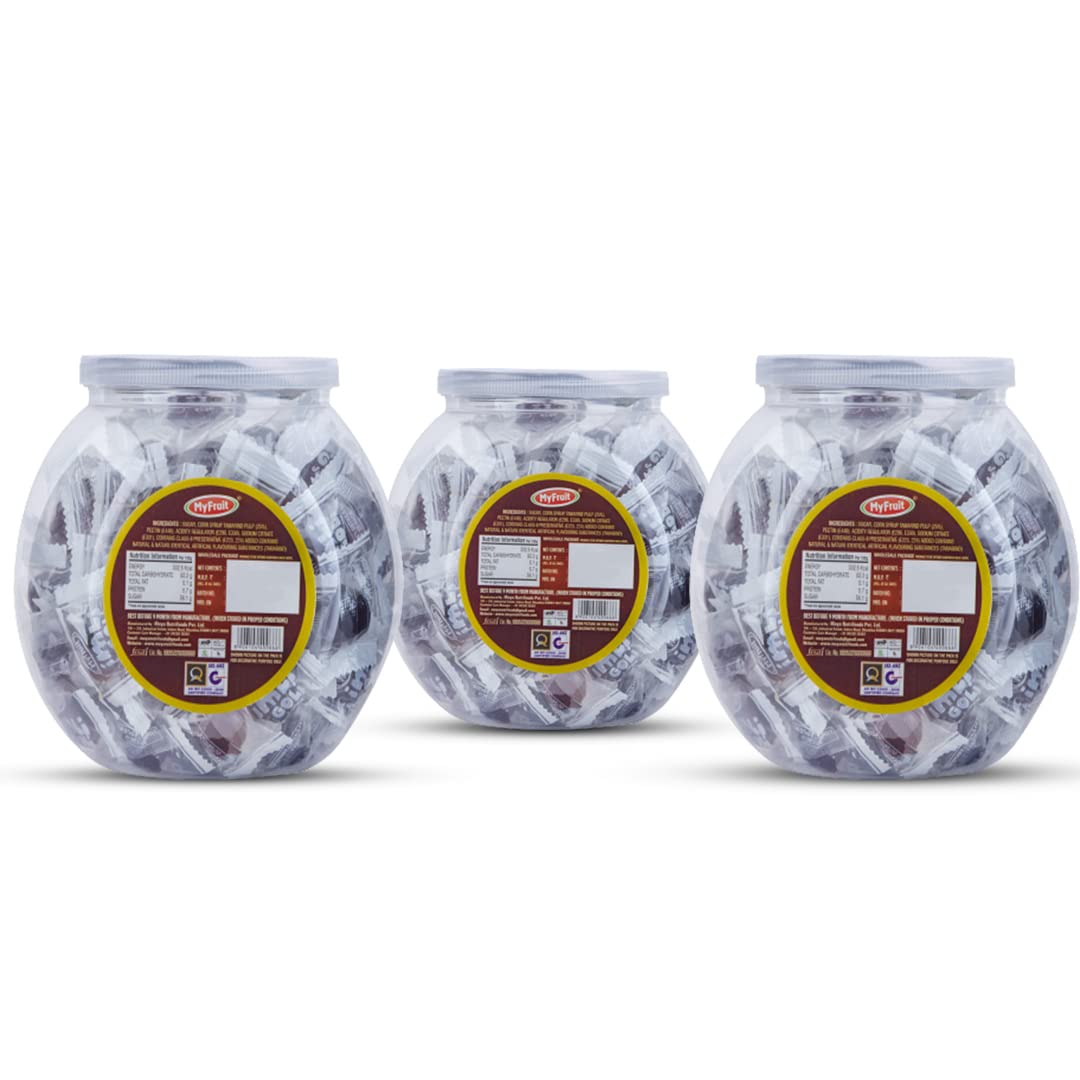 MyFruit Khatti Meethi Googly Imli Goli Jelly | Imli Candy Jar Khatti ...