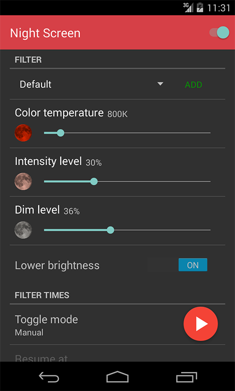 Night Screen- Screen Dimmer - App on Amazon Appstore