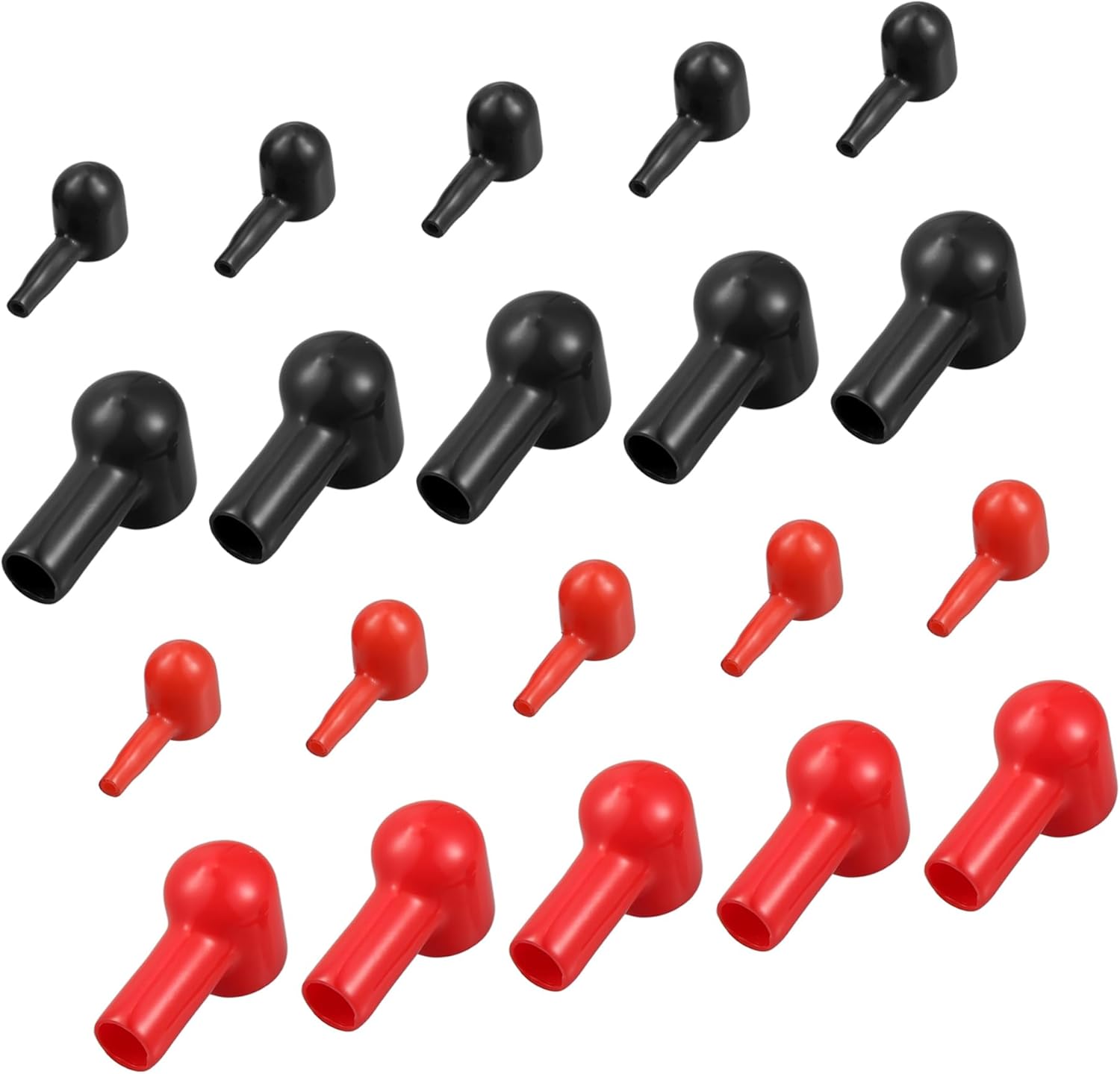 Amazon.com: REPAIROCK Battery Terminal Boots Insulating Rubber Covers ...