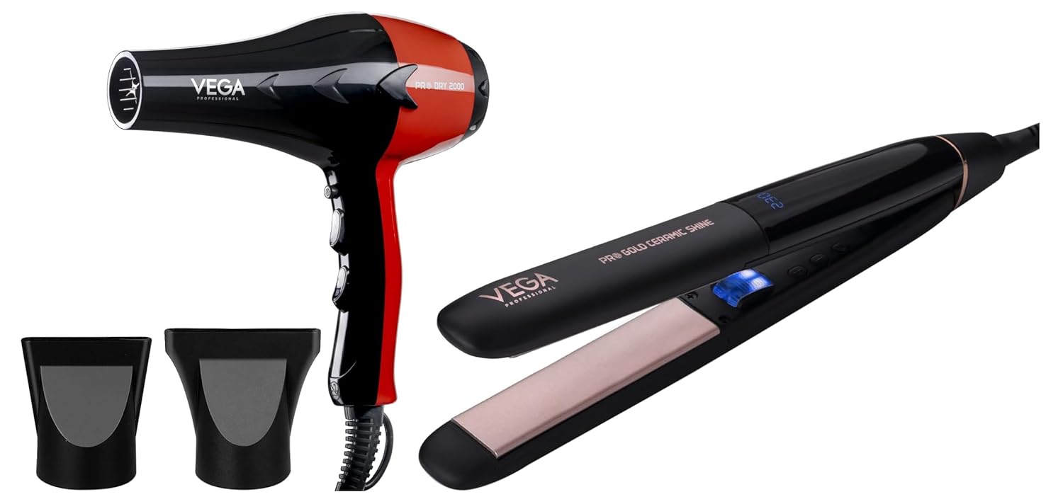 VEGA Professional Pro Dry 1800-2000W Hair Dryer with Cool Shot Button ...