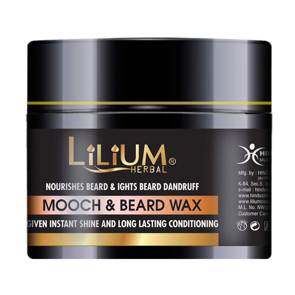 Buy Lilium Mooch and Beard Wax for Long-Lasting Conditioning 50ML ...