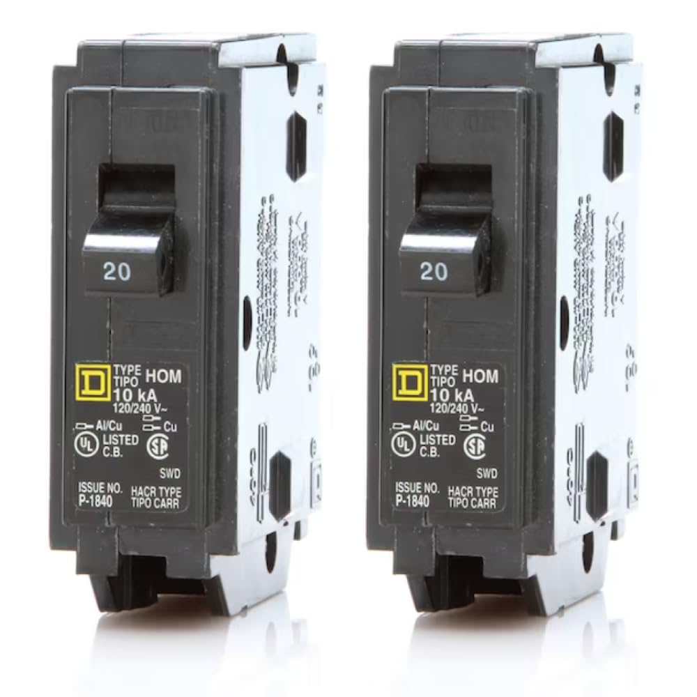 Genuine Square D Hom120 Circuit Breaker Kit Bundle 2 Pack | Desertcart ...