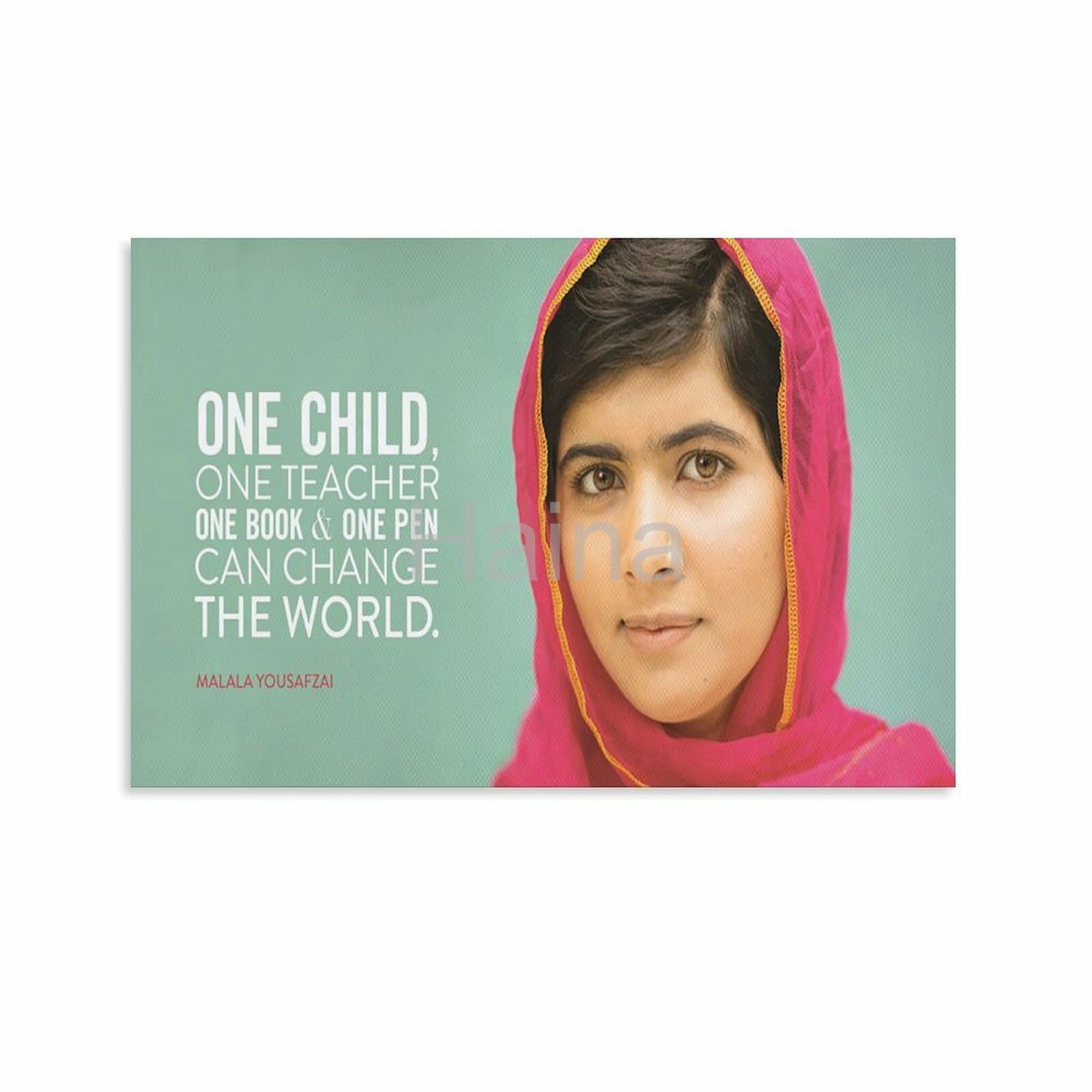 Malala Yousafzai Education Quotes Malala Yousafzai" Poster For Sale By