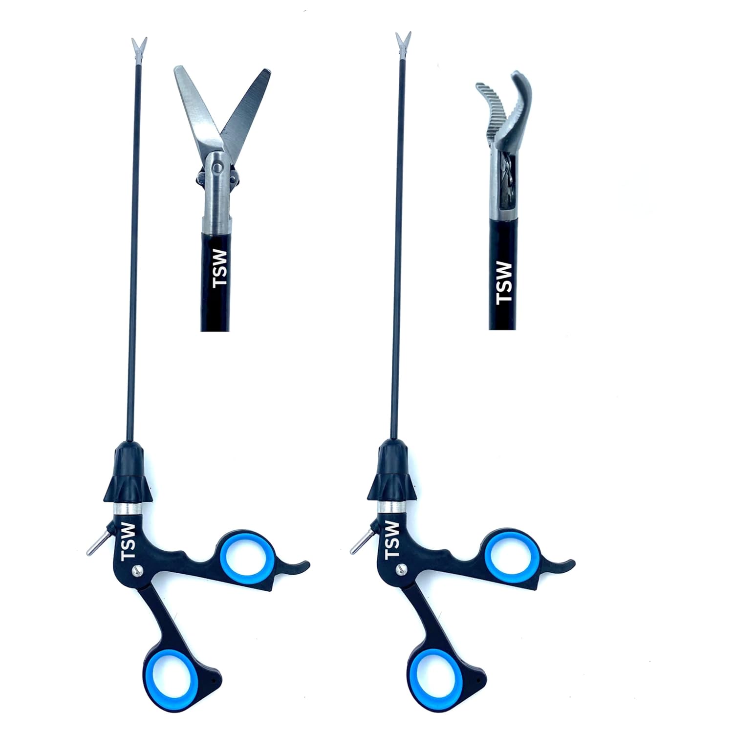 TSW Laparoscopic Grasping Forceps & Scissor Maryland Dissector Grasper ...