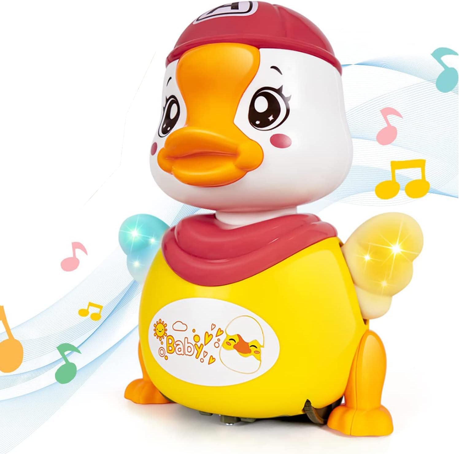 Buy FunBlast Dance Duck Toy, Musical Cartoon Dancing Duck Toy, 360 ...