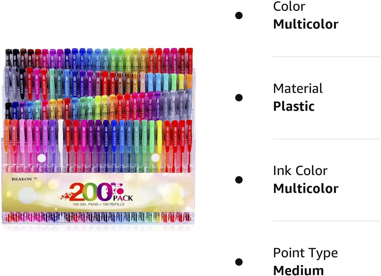 Reaeon juego de plumas de gel para colorear – Yaxa Colombia