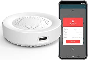 Smart Siren Alarm, Loud 100 DB, Wireless Door Window Sensor Alarm, 32 ...