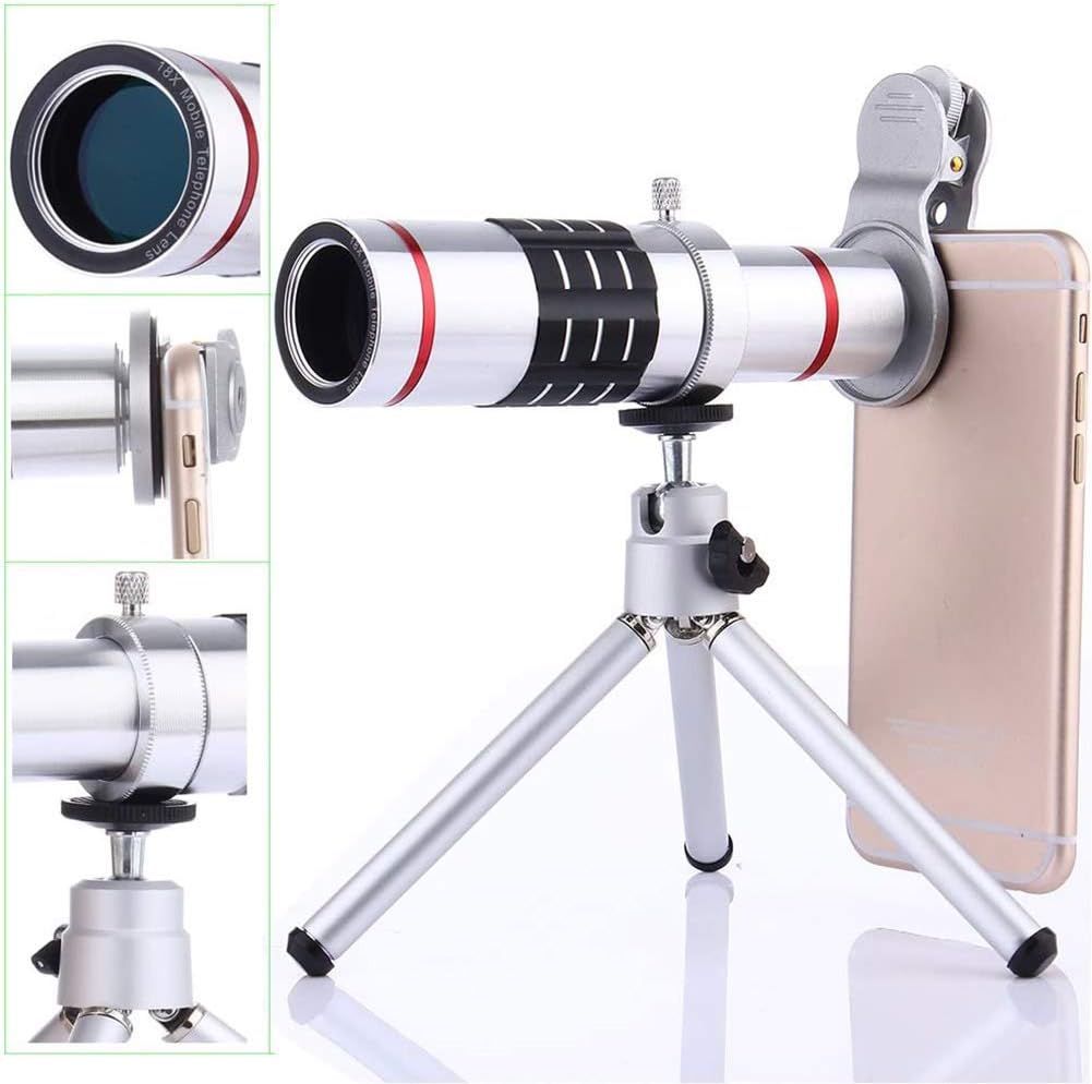 Amazon.com: Phone Lens Kits 3 in 1 Mobile Camera Lens 18x Phone ...