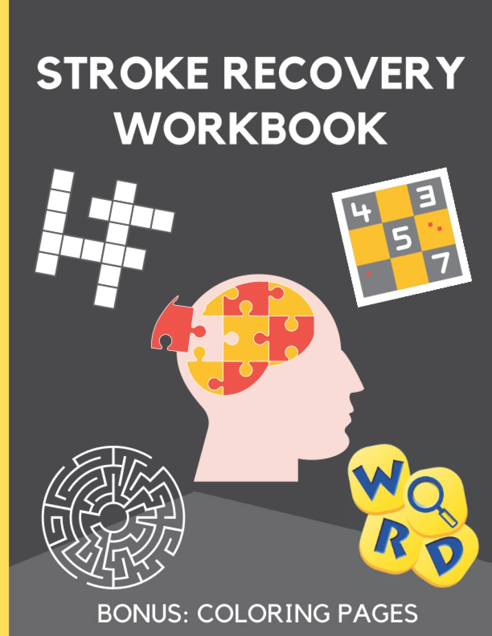 Stroke Recovery Workbook: A Large Print Activity Book for Stroke ...