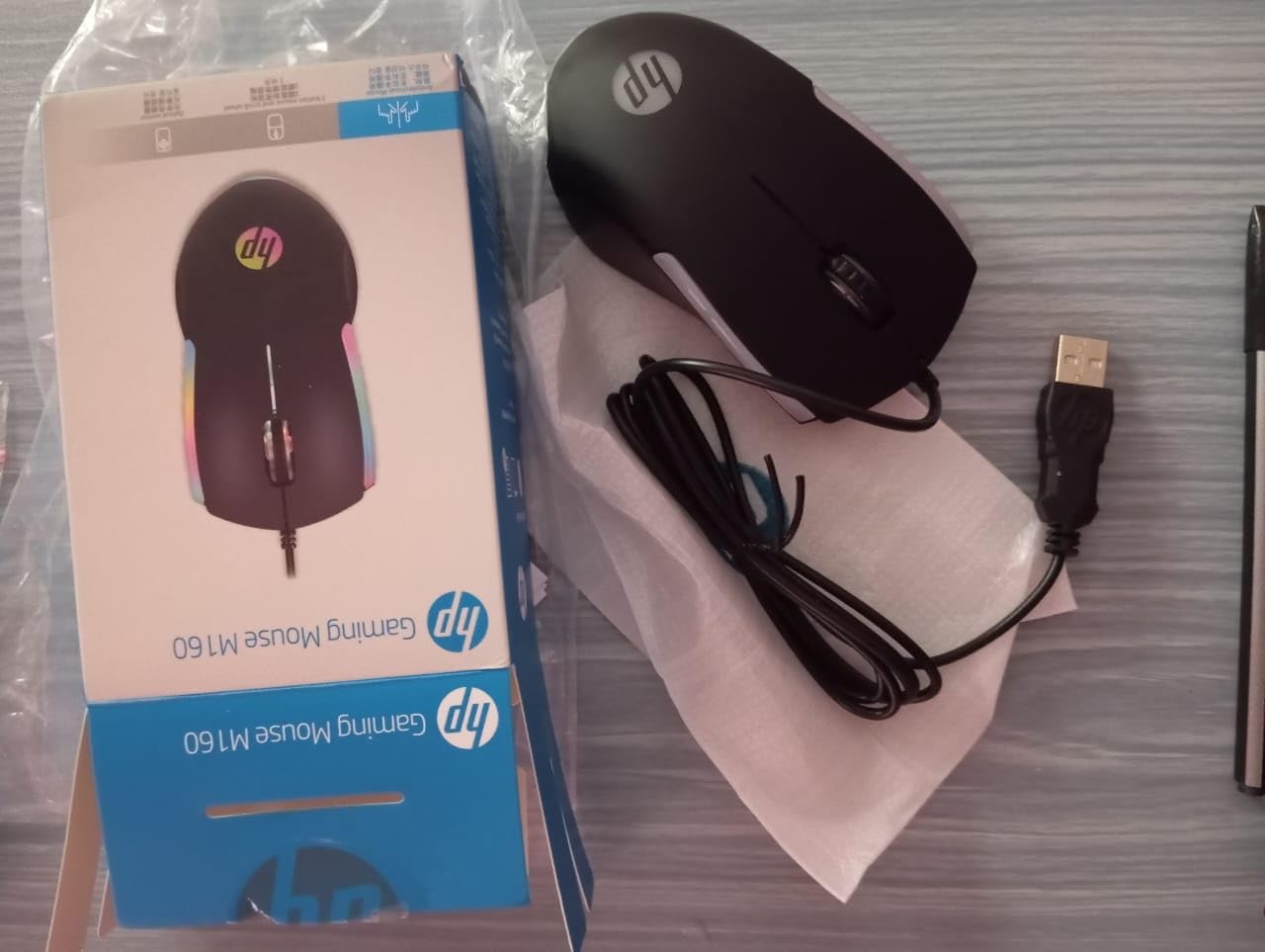 Amazon.in: Buy HP M160 USB Wired Gaming Optical Mouse with LED ...