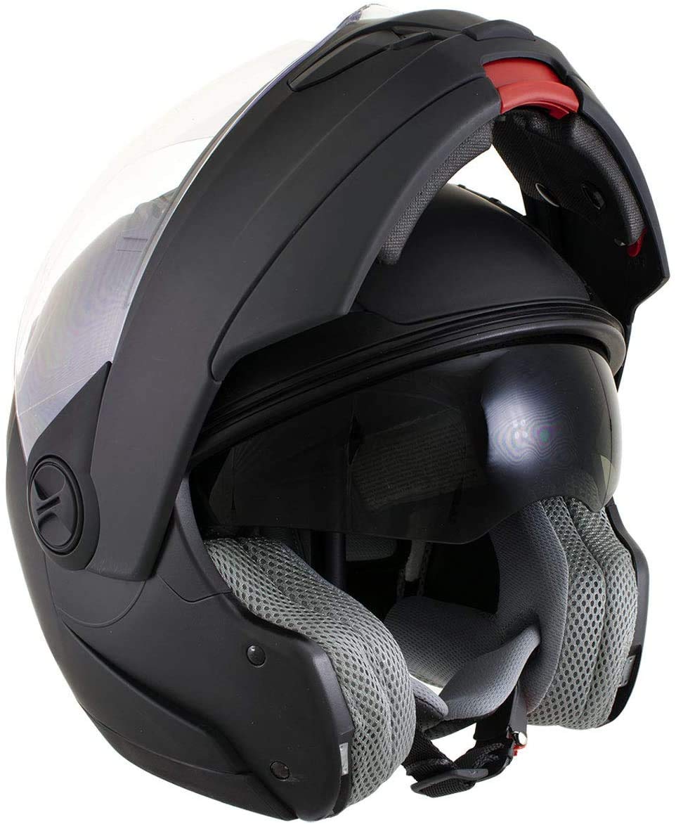 Buy HAWK Helmets ST 1198 Matte Black Modular Motorcycle Full Face ...