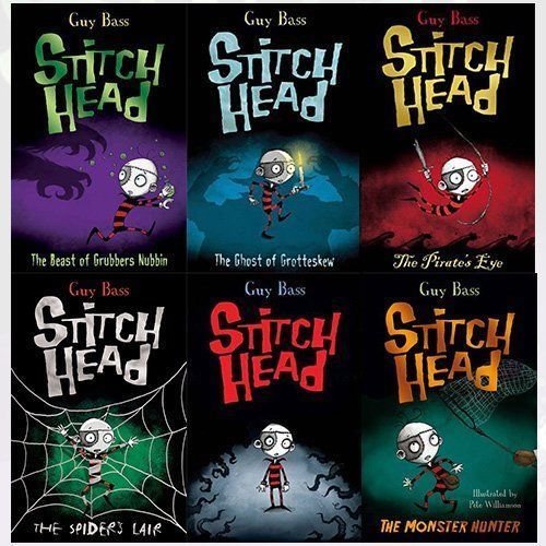 Stitch Head Collection Guy Bass 6 Books Set Ghost Of Grotteskew ...
