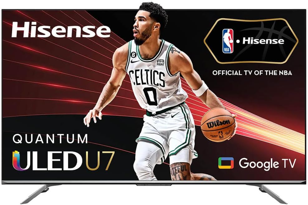 Hisense ULED Premium U7H QLED Series 75 Pulgadas Clase Quantum Dot Google 4K Smart TV (75U7H ...