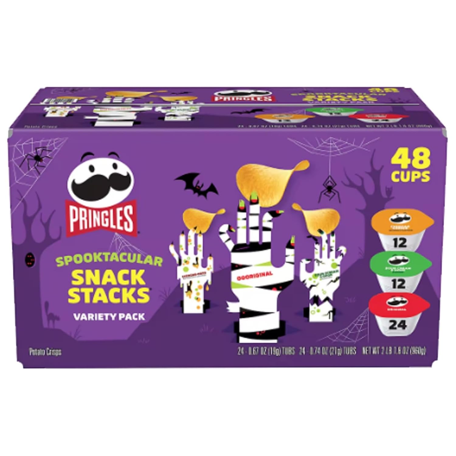Amazon.com: Pringle Halloween Snack Stacks Variety Pack - included ...