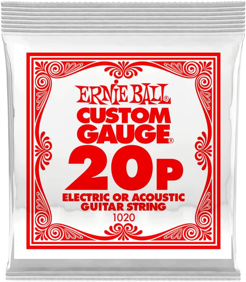 Amazon.com: Ernie Ball Electric or Acoustic Guitar Strings (P01020 ...