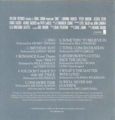 Sing : Original Motion Picture Soundtrack: Amazon.it: CD e Vinili}