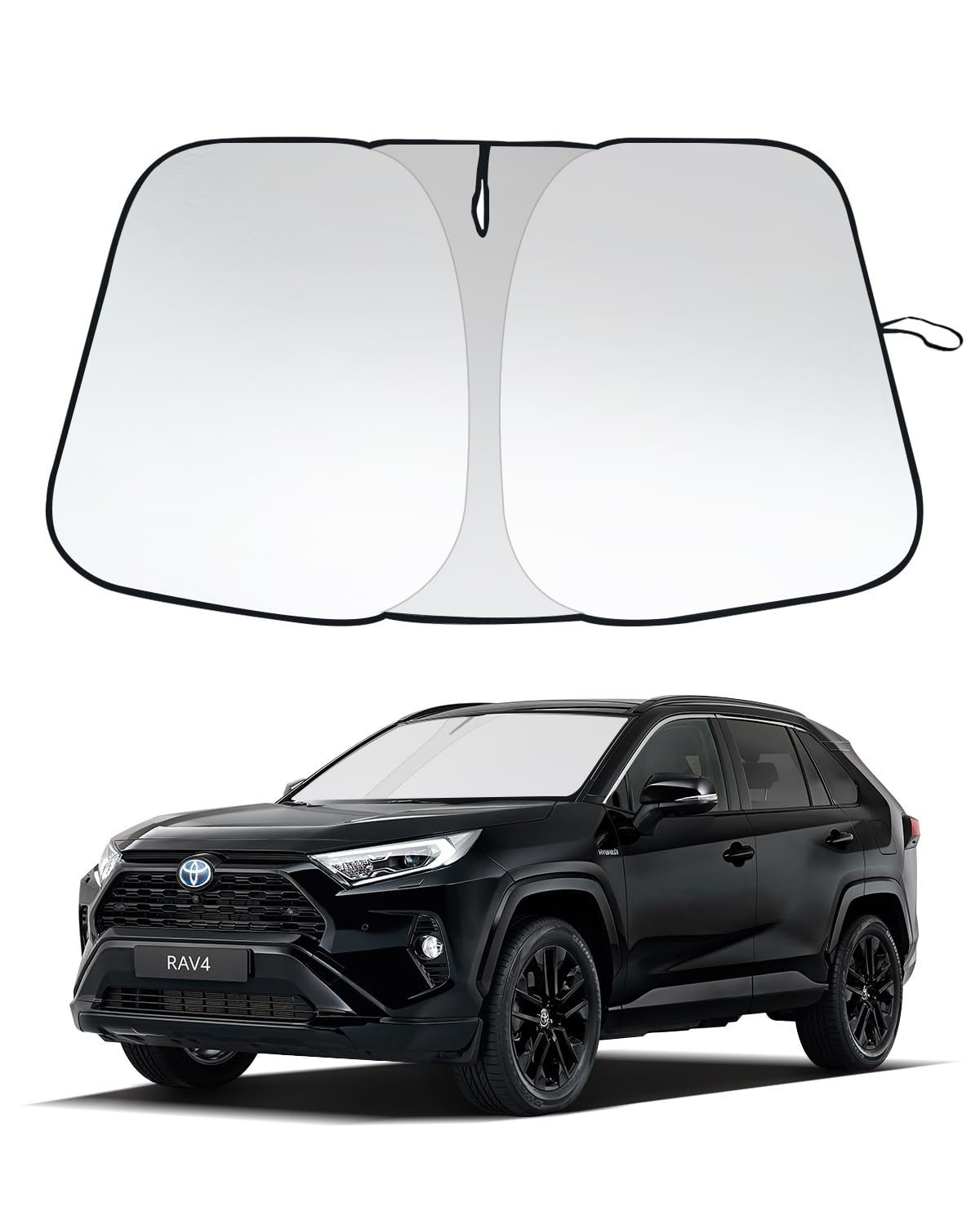 Amazon.com: 2024 Upgrade Front Windshield Sunshade Foldable RAV4 ...