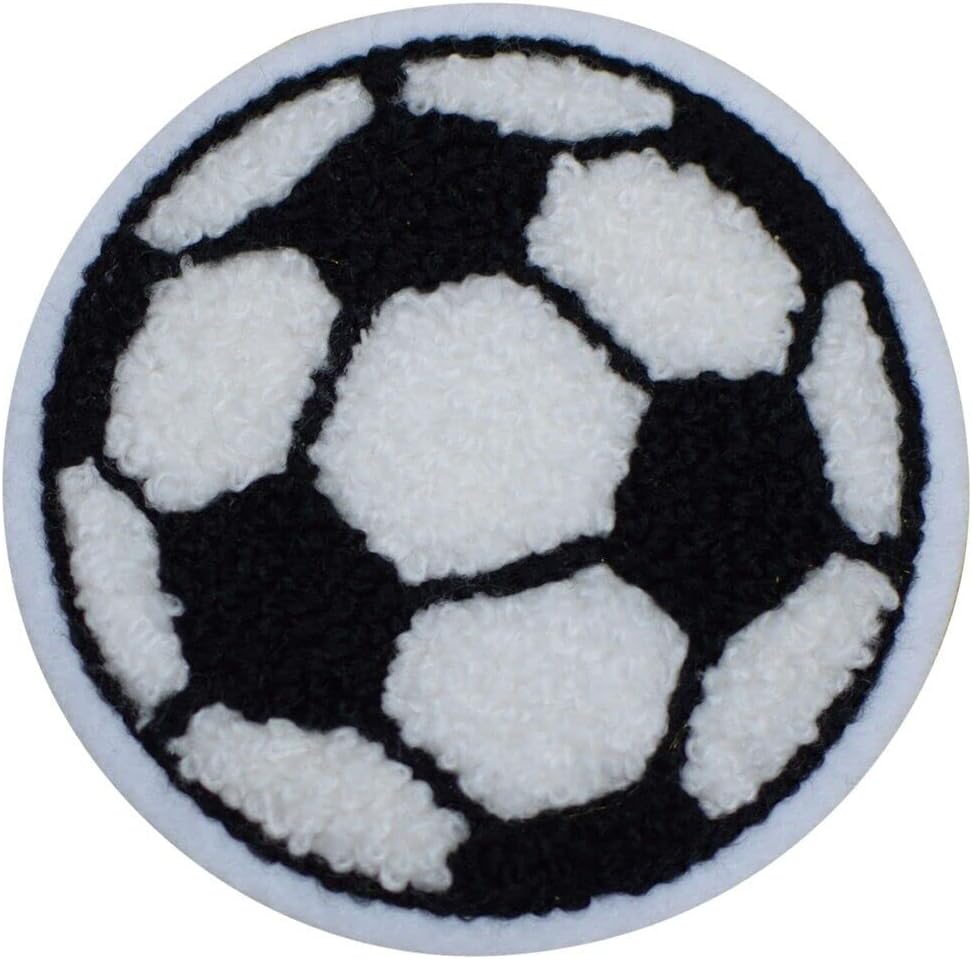 Amazon.com: Chenille Soccer Patch Sports Futbol Ball Letterman Jacket 2 ...