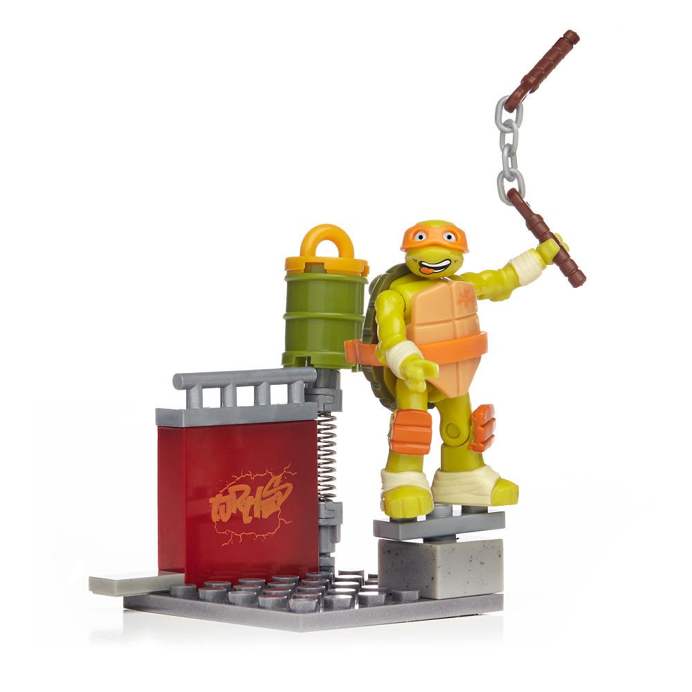 Amazon.com: Mega Bloks Teenage Mutant Ninja Turtles Mikey Nunchuk ...