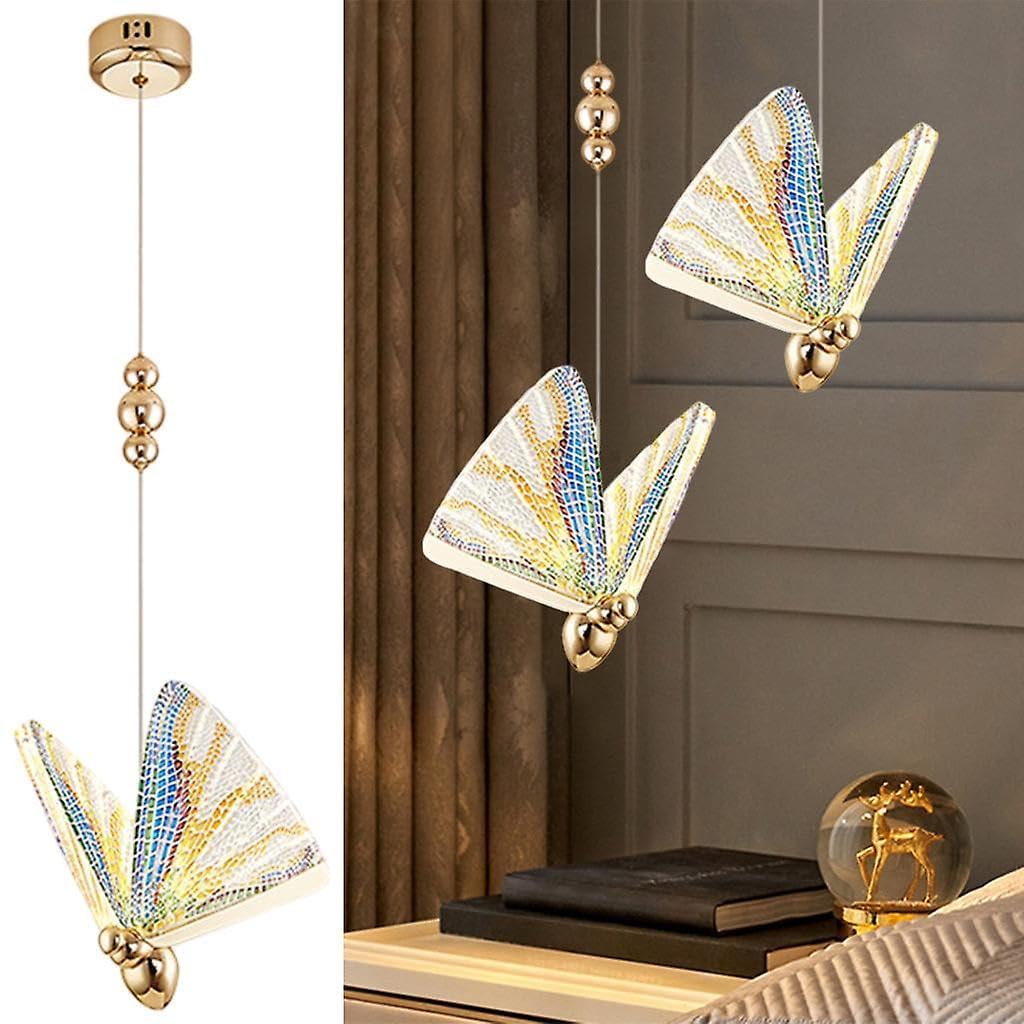 Buy GENREE Metal, Acrylic Butterfly Bedside Hanging Pendant Ceiling ...