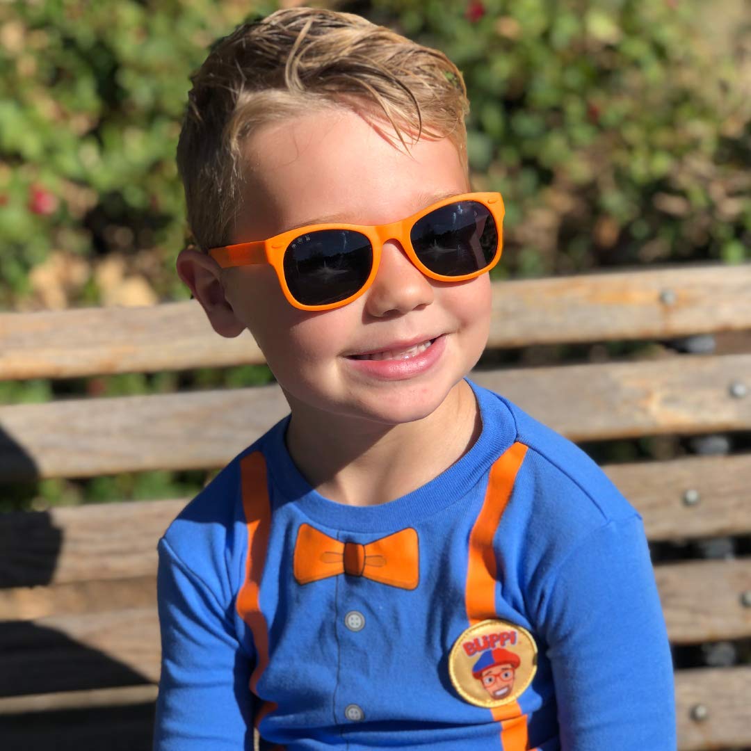 Snapklik.com : Blippi Junior Sunglasses - Bendable, Polarized, Orange ...