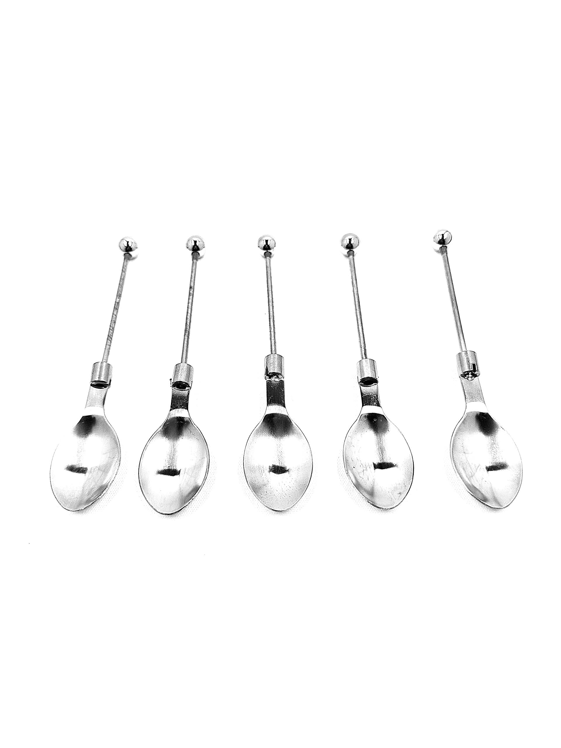 Amazon.com: Gray Lane Beadable Spoon Set, 5 Beadable Spoons, 5" in ...