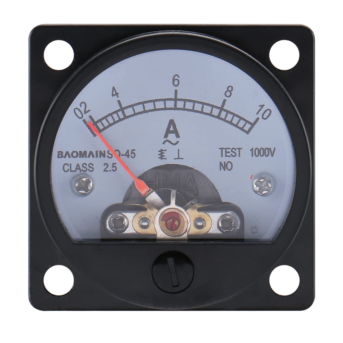 Amazon.com: Baomain Ammeter AC 0-10A Round Analog Panel Meter Class 2.5 ...