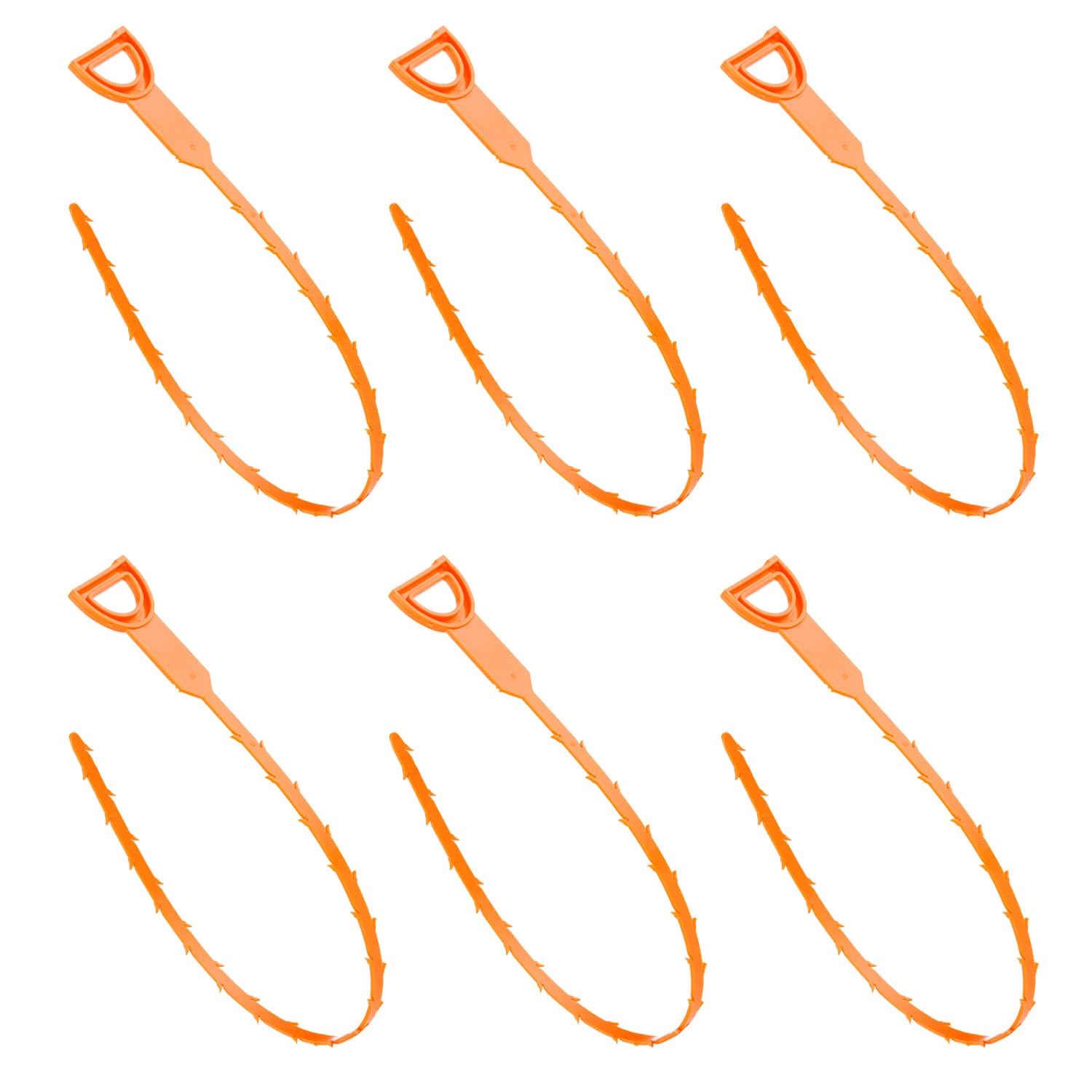 POPULO 6-Pack Drain Clog Remover Sticks - 25-Inch Length Plumbing Tool ...