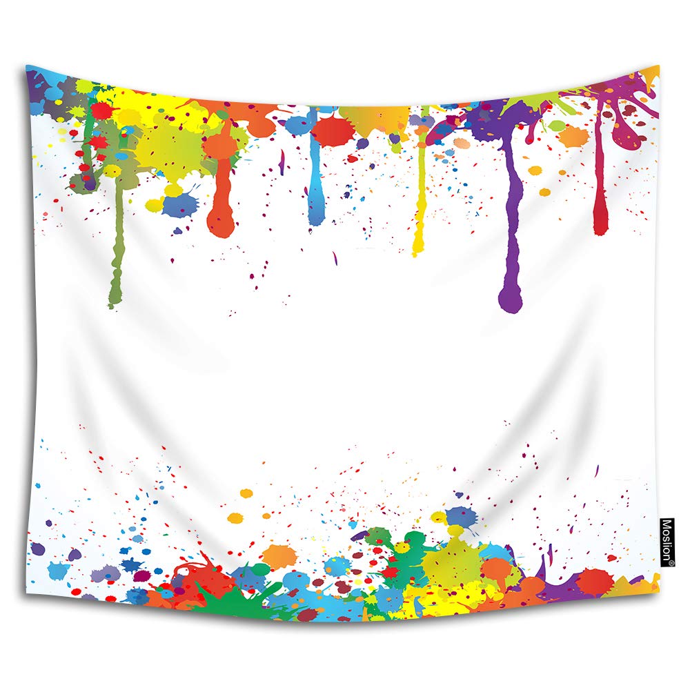 Colorful Ink Splatter Paint