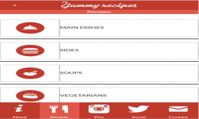 Yummy Recipes - App on Amazon Appstore