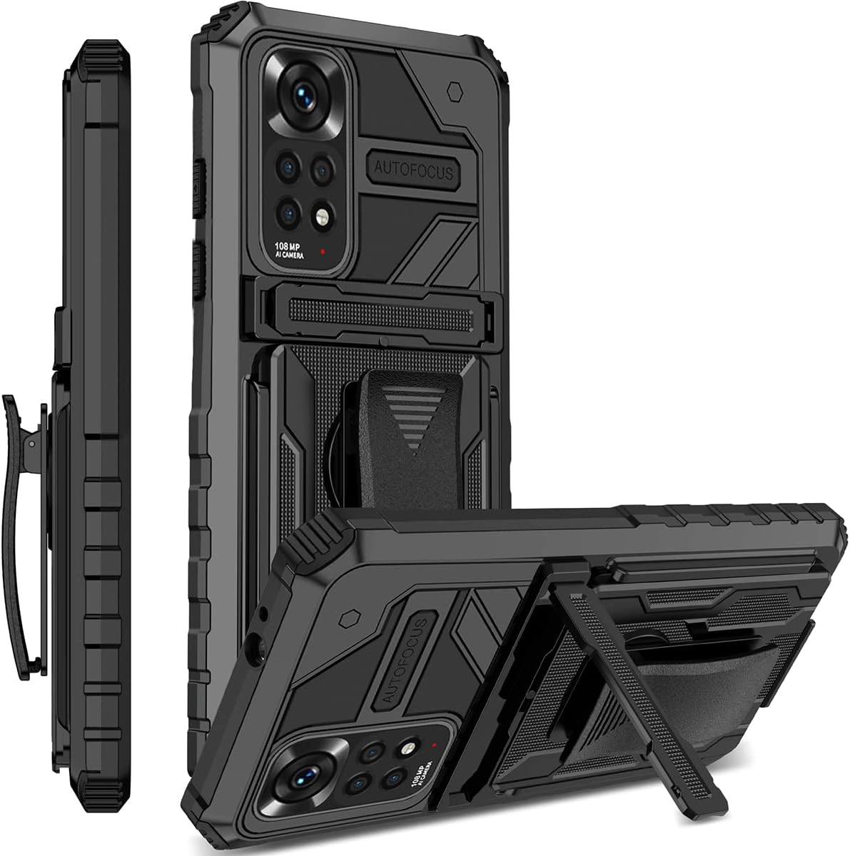 Amazon.com: CCSamll for Xiaomi Redmi Note 11 Pro Case with Belt Clip ...