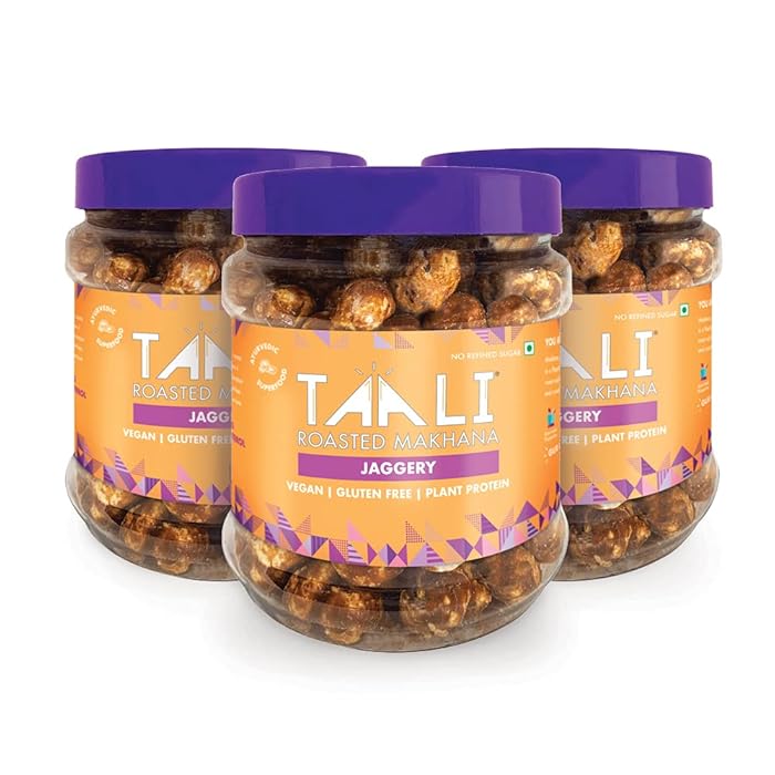 Buy Taali Roasted Makhana, Jaggery, Sweet Ayurvedic Superfood Snack ...