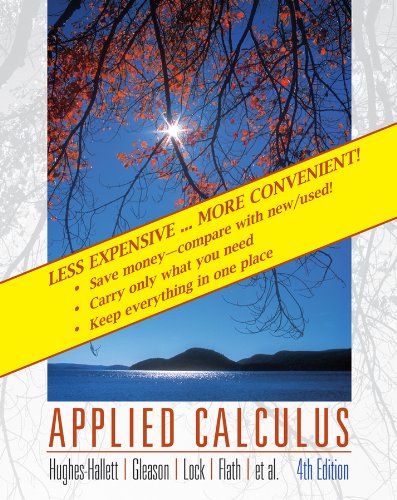 Applied Calculus: Hughes-Hallett, Deborah, Lock, Patti Frazer, Gleason ...