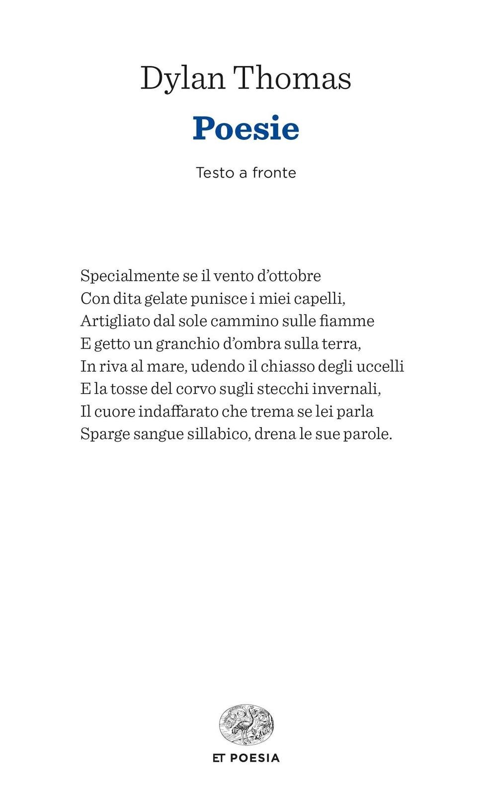 Amazon.it: Poesie - Thomas, Dylan - Libri