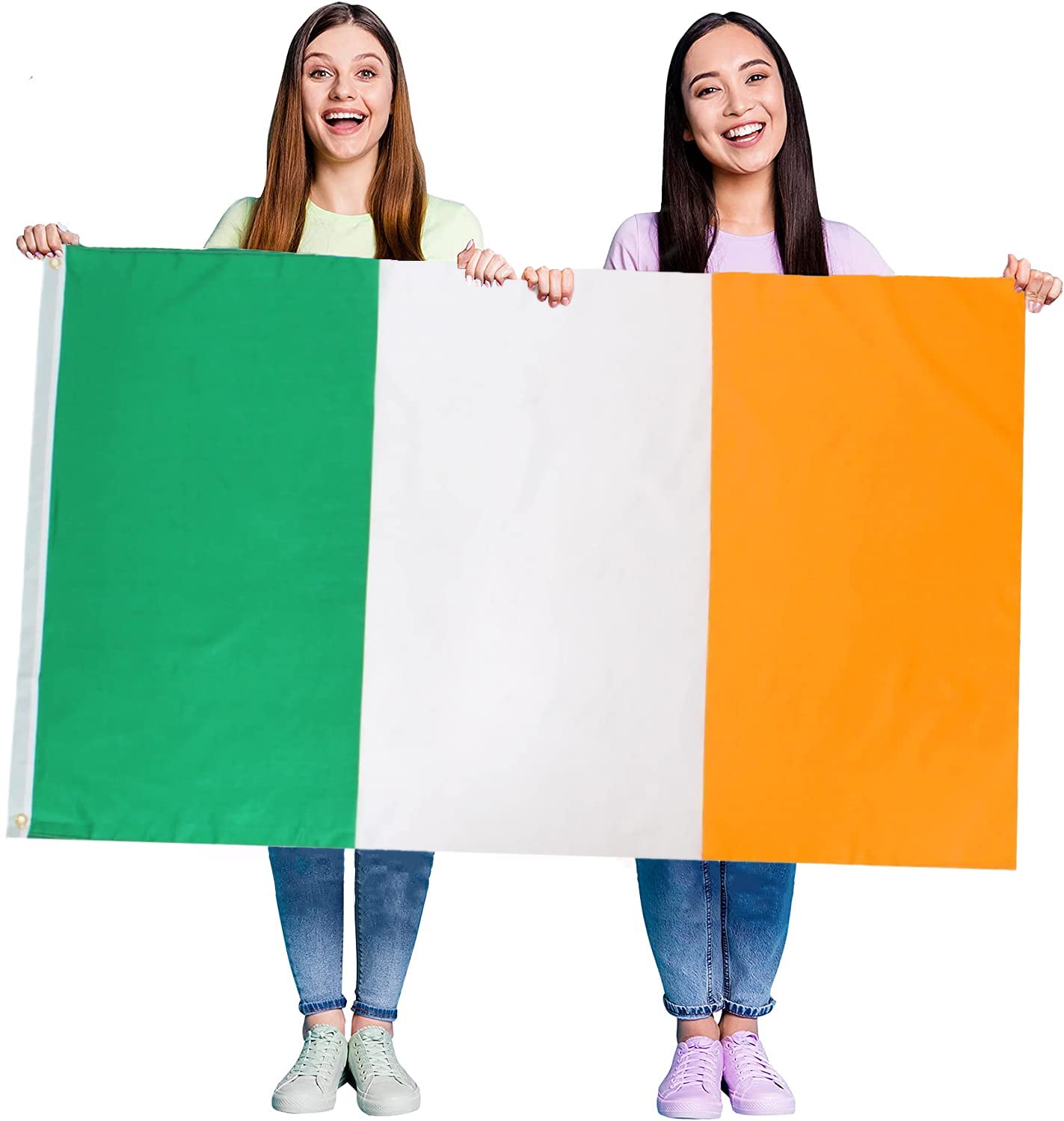 Ireland Flag Fancy Dress Decoration - Pack of 1 - Irish Large Flag with ...
