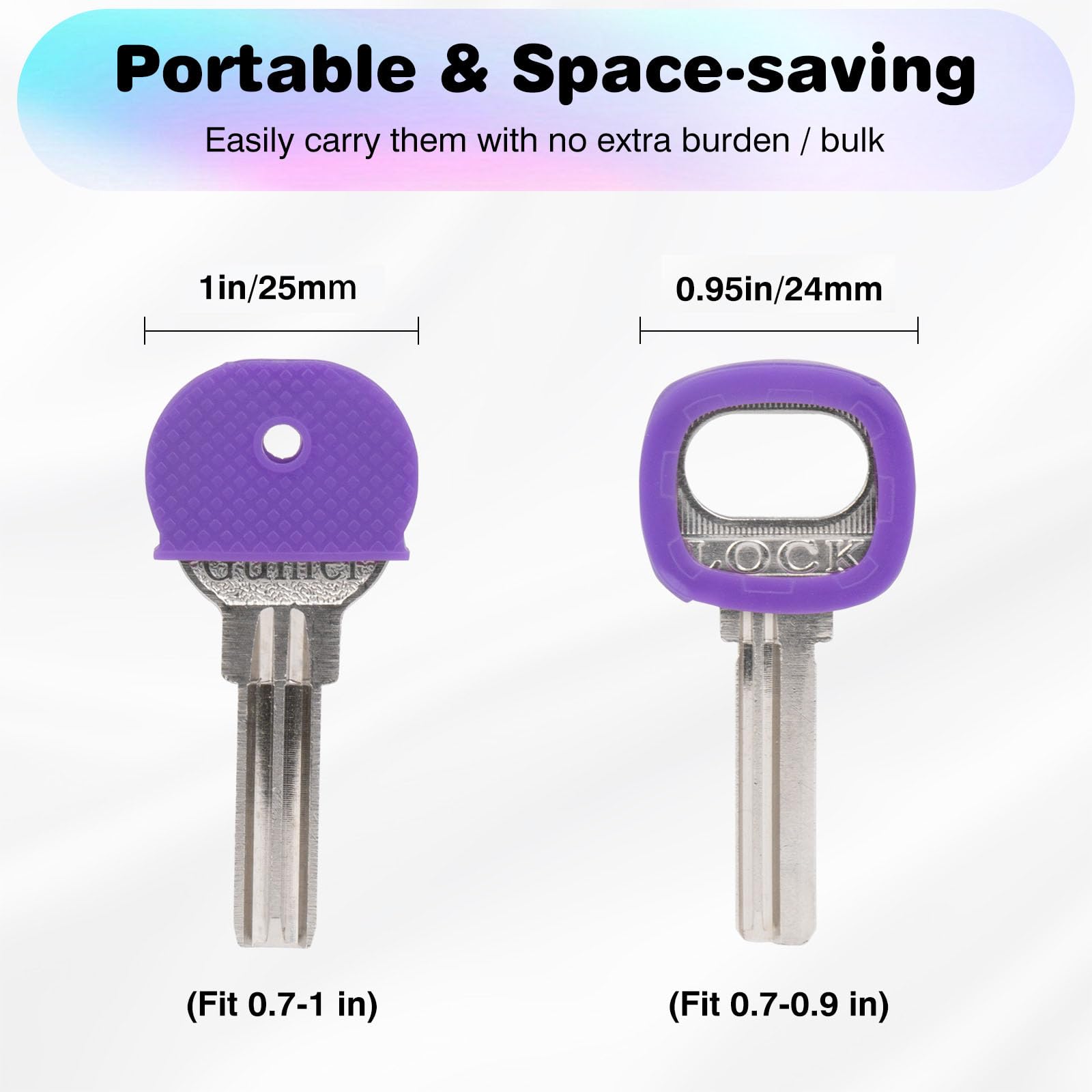 Snapklik.com : GoorDik 36 Pack Key Color Caps Covers Tags, Soft Rubber ...